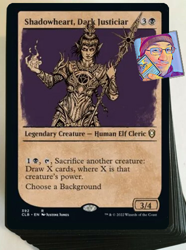 HamHocks42 Custom Commander Deck – ShadowHeart, Dark Justiciar - Magic Jank