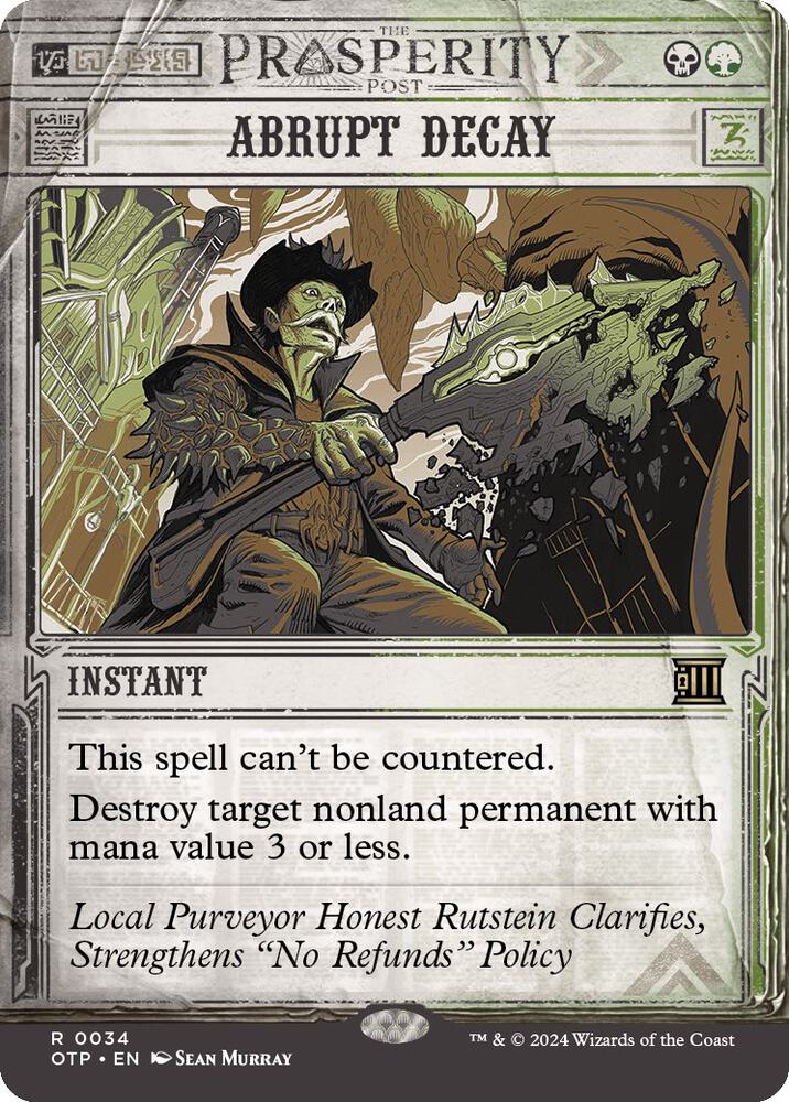 Abrupt Decay - Magic Jank