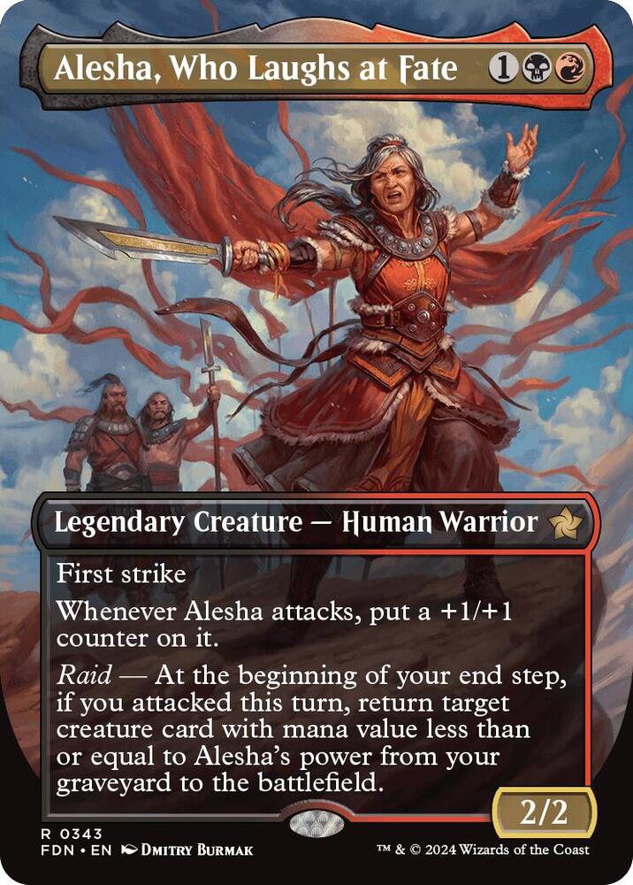 Alesha, Who Laughs at Fate (Borderless) - Magic Jank